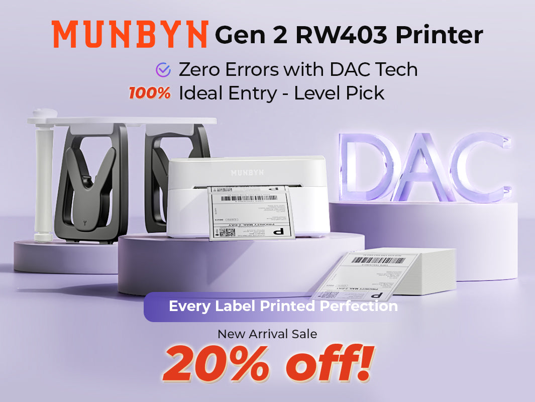 MUNBYN CA Official Store | Thermal Label Printers and Shipping Labels